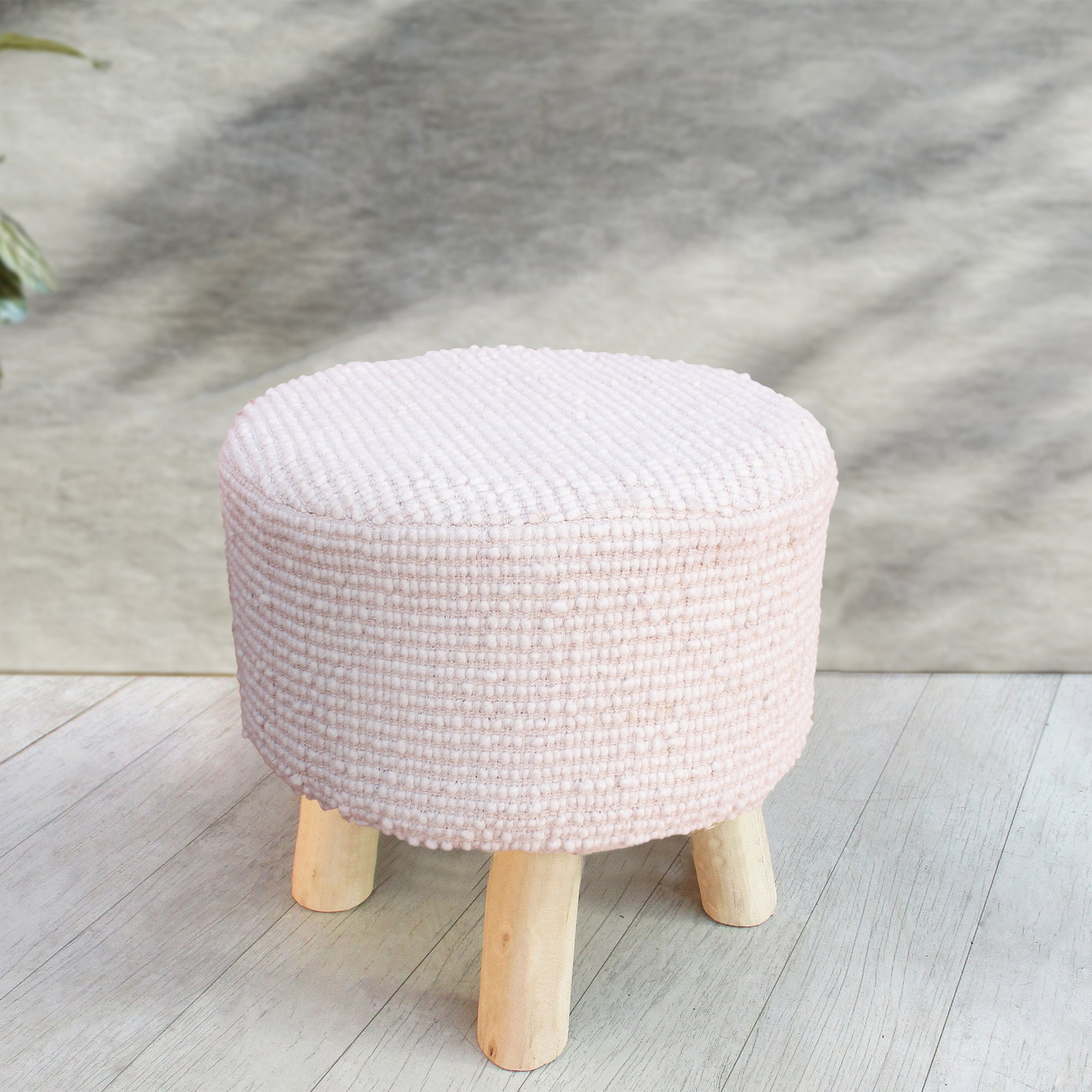 SPIKE STOOL - WOOL – The Rug Republic